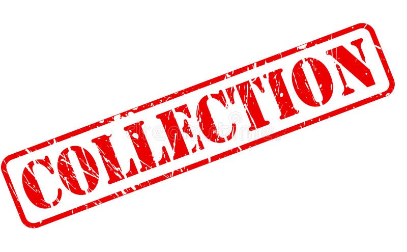 Collection Red Stamp Text Stock Vector Illustration Of Collection