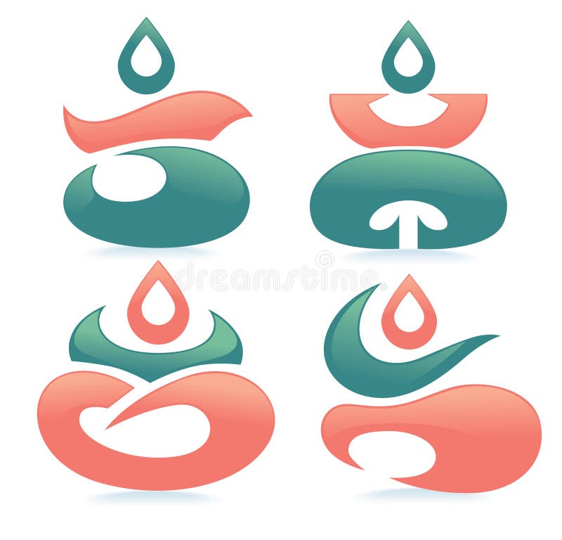 Relaxation symbols stock vector. Illustration of frustration - 32888314