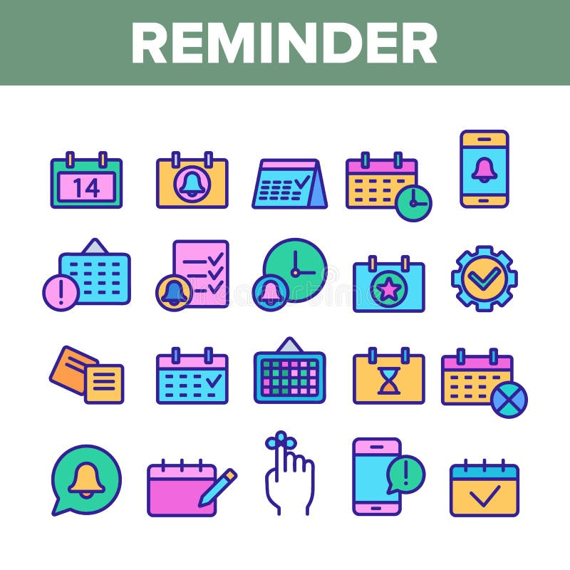 Reminder Stock Illustrations – 220,182 Reminder Stock Illustrations ...