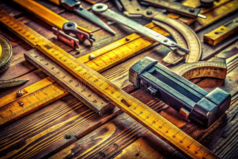 Vintage Measuring Instruments Stock Illustrations – 187 Vintage ...