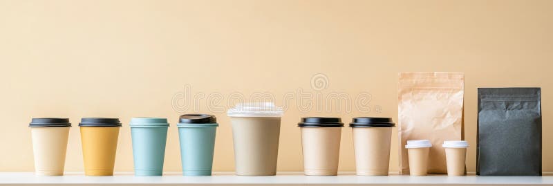 A Collection of Reusable Containers Stands Out Against a Backdrop ...