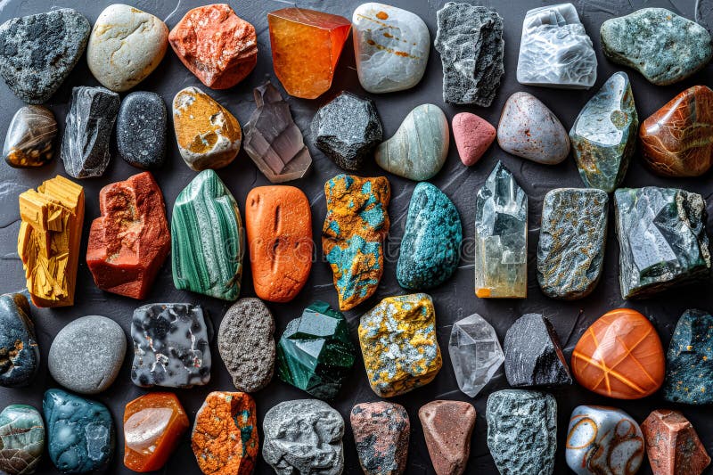280 Collection Rocks Various Colors Sizes Stock Photos - Free & Royalty ...