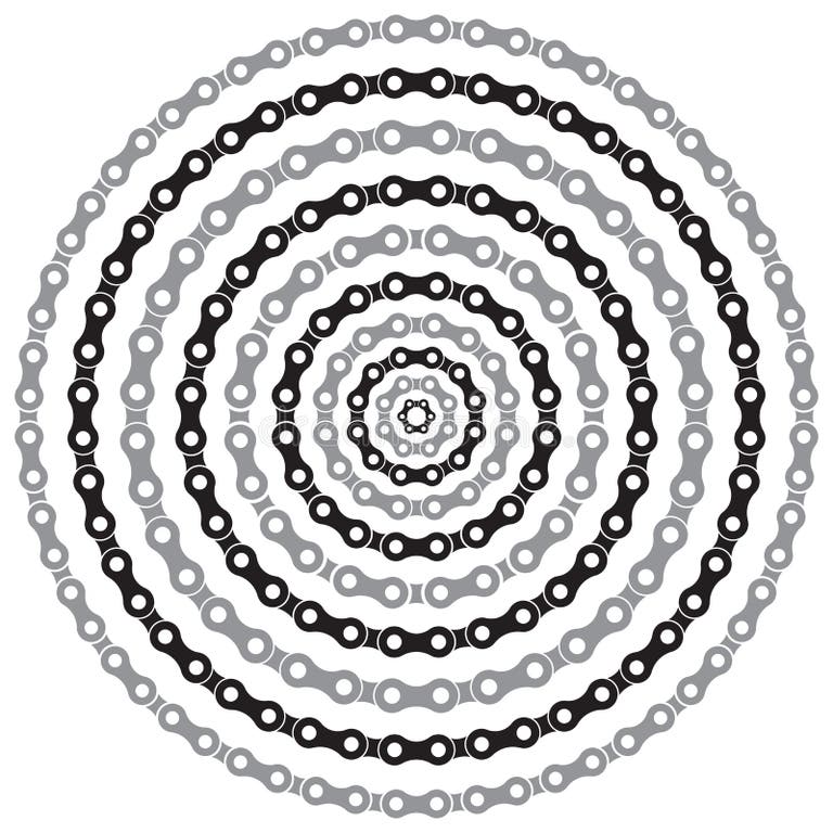 Bicycle Chain Circle Stock Illustrations – 2,381 Bicycle Chain Circle ...