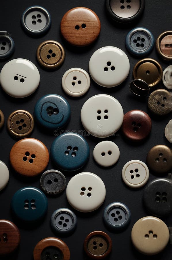 Collection of Round Contact Buttons User Interface Design Digital ...