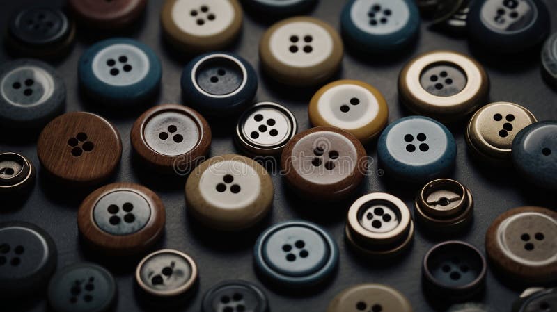 Collection of Round Contact Buttons User Interface Design Digital ...