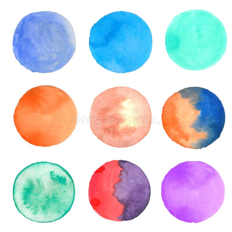 Collection Round Label Tag Elements Stock Illustration - Illustration ...