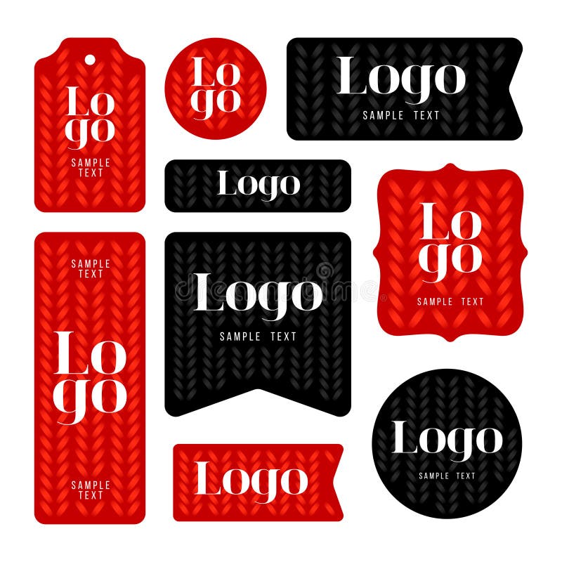 Sample logo design stock vector. Illustration of colorful - 19592123