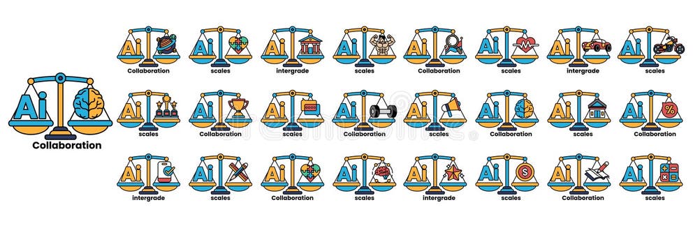 A Collection of Scales with Different Weights and Objects on Them Stock ...