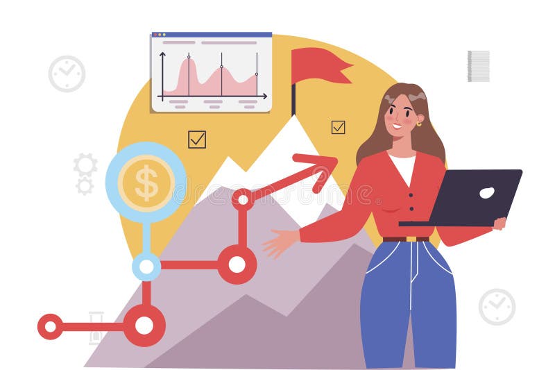 Collection of Scenes with Group of Office Workers or People Working on ...