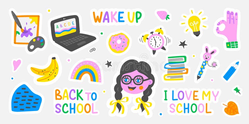 Classes Stickers Stock Illustrations – 153 Classes Stickers Stock ...