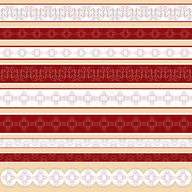 Collection for Scrapbook. Borders. Stock Vector - Illustration of eps10 ...