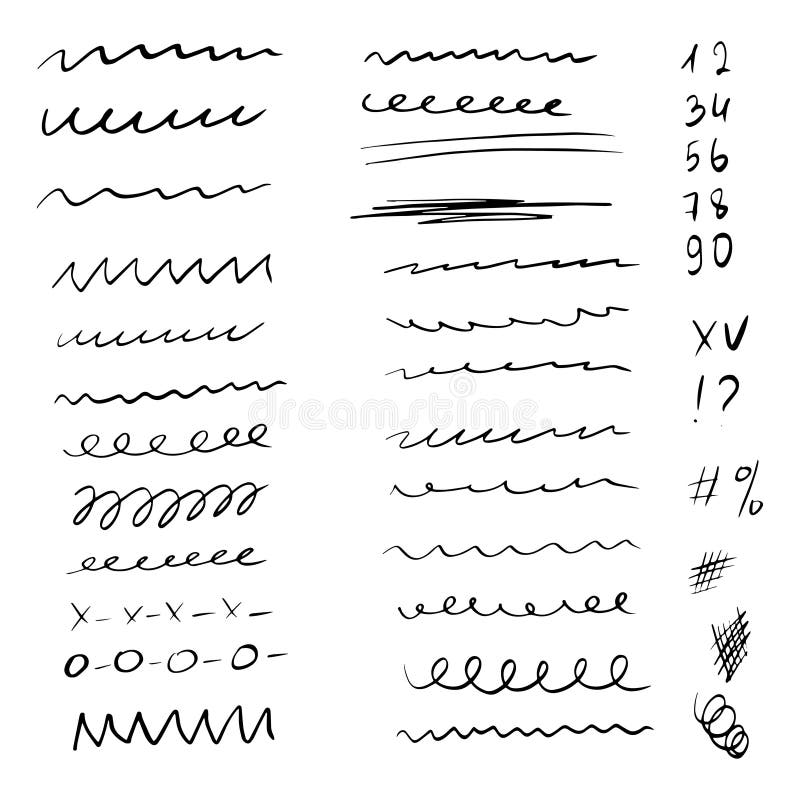 Underline Chalk Stock Illustrations – 892 Underline Chalk Stock ...