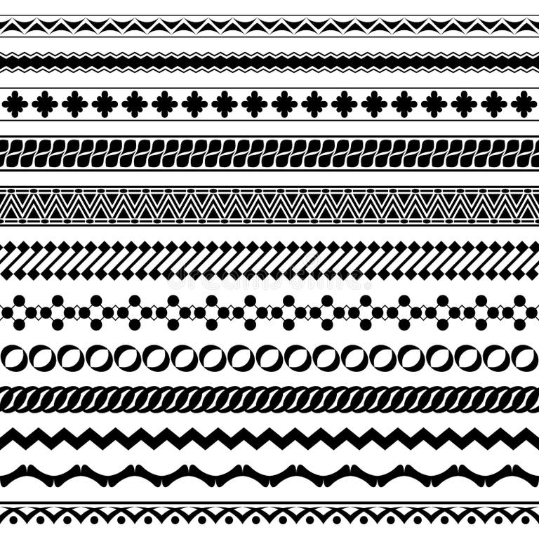 Narrow Border Patterns Stock Illustrations – 41 Narrow Border Patterns ...