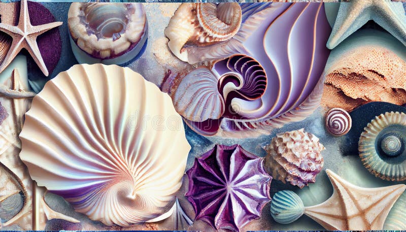 Seashore Collage Stock Illustrations – 357 Seashore Collage Stock ...