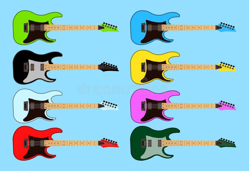 Guitar Flat Design Stock Illustrations – 19,142 Guitar Flat Design ...
