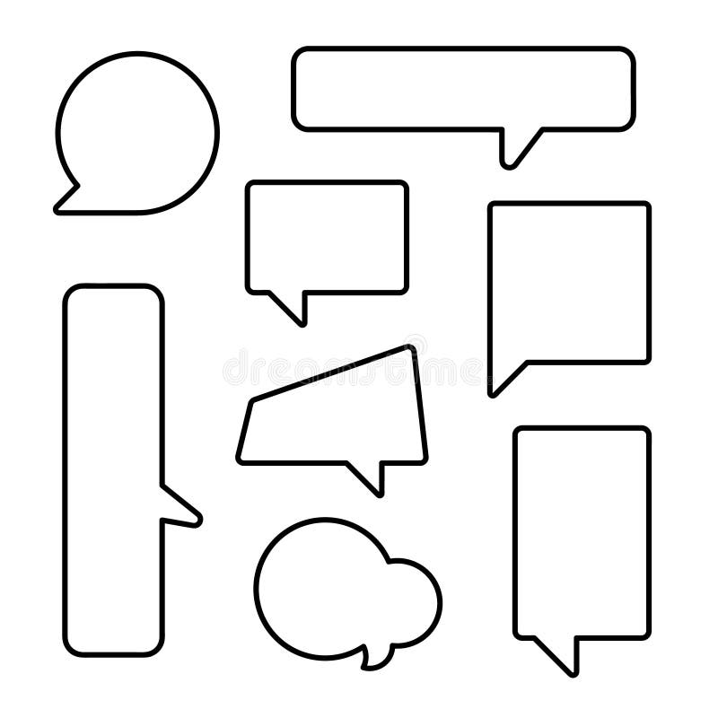 Bubble Talk Frame Stock Illustrations – 34,098 Bubble Talk Frame Stock ...