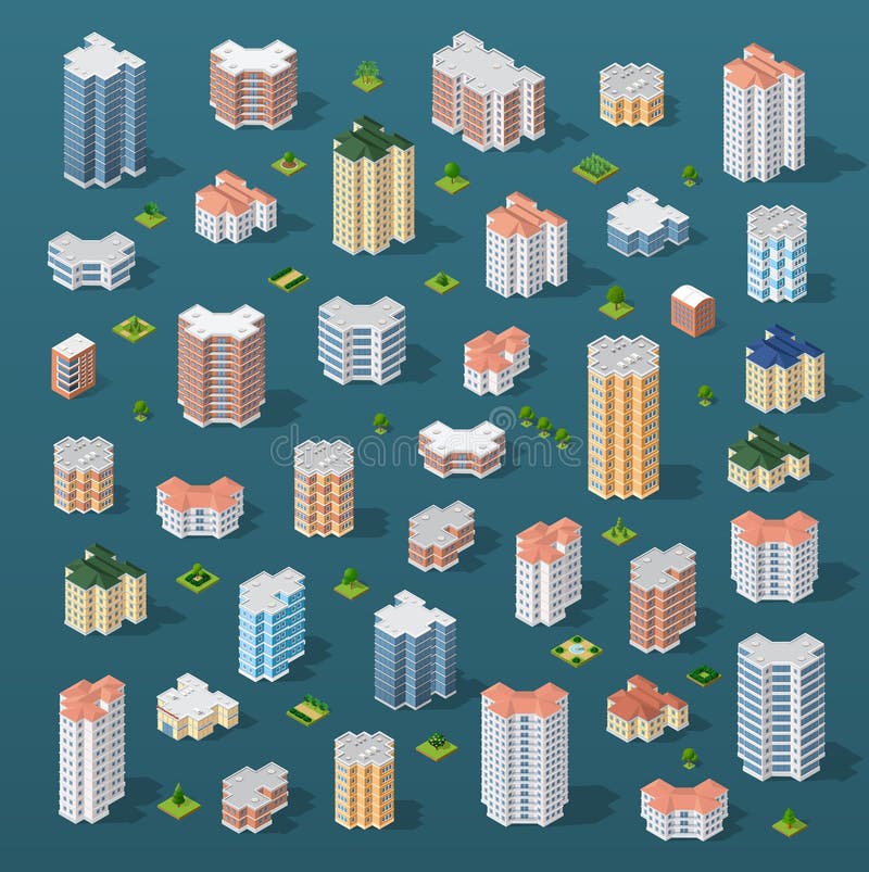 Collection set objects stock vector. Illustration of exterior - 113094853