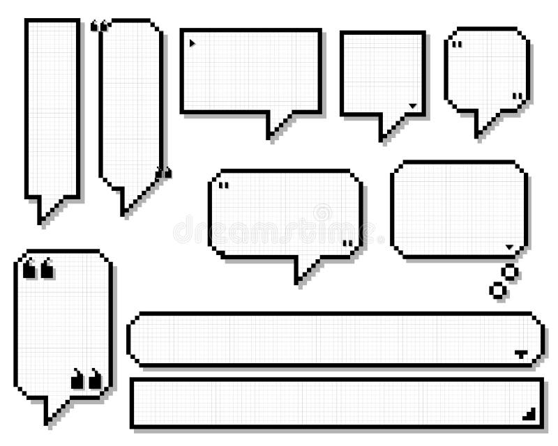 8 Bit Speech Bubble Stock Illustrations – 199 8 Bit Speech Bubble Stock ...
