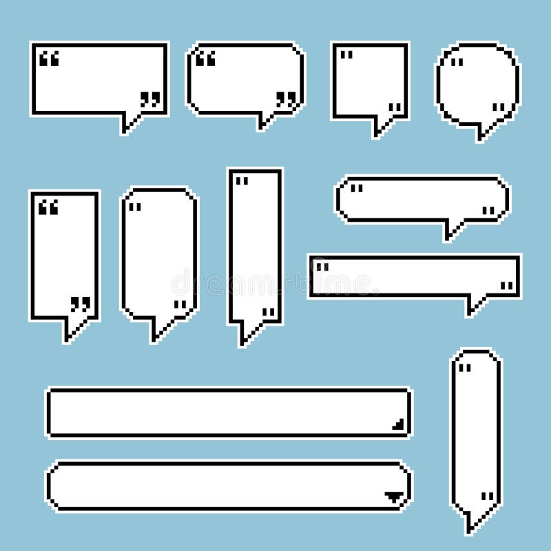 8 Bit Speech Bubble Stock Illustrations – 287 8 Bit Speech Bubble Stock ...
