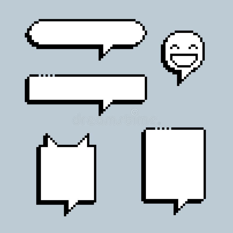 8 Bit Speech Bubble Stock Illustrations – 199 8 Bit Speech Bubble Stock ...