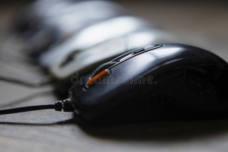 Collection of Several Different Computer Mice Stock Image - Image of ...