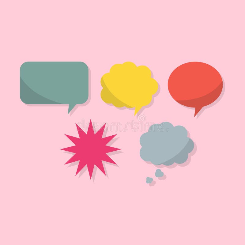 Collection of Shapes and Bubbles Stock Vector - Illustration of ...