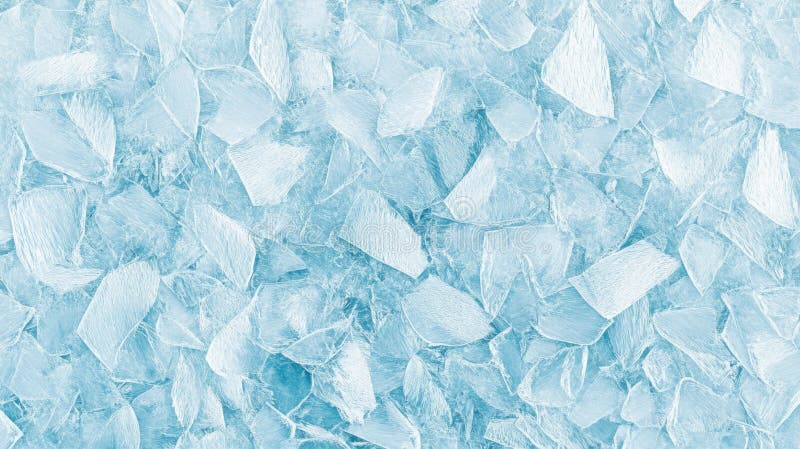 A Collection of Shattered Light Blue Ice Chunks Stock Illustration ...