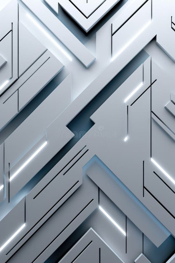 A Collection of Shiny Silver Squares. Ideal for Tech or Modern Design ...