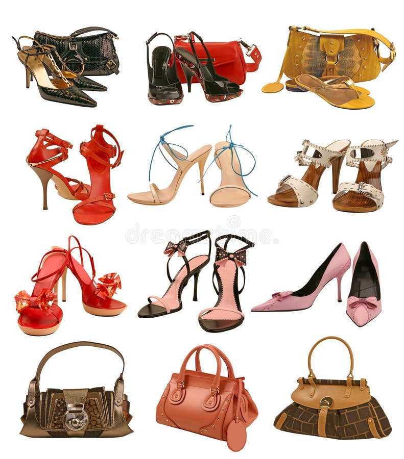 Collection of Women S Shoes Stock Photo - Image of gold, beautiful ...