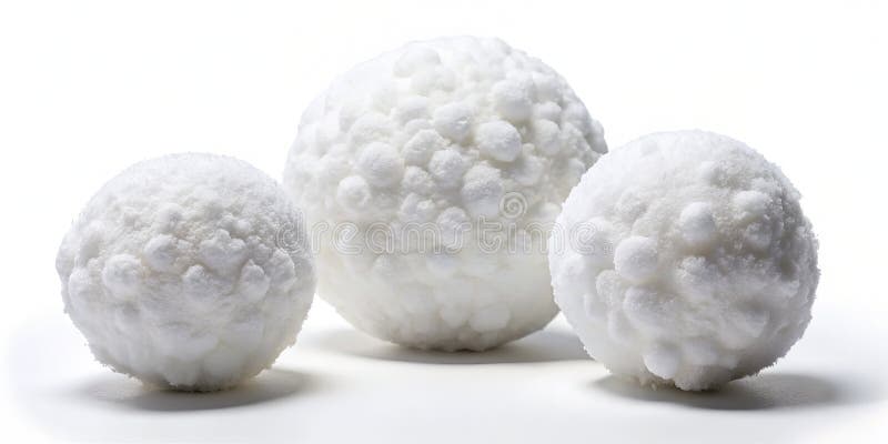 Isolated Snowballs a Versatile Collection of WinterThemed Graphic ...