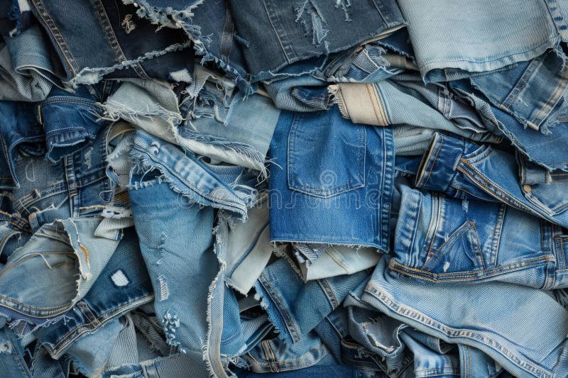 This Collection Showcases a Variety of Denim Pieces in Different Colors ...
