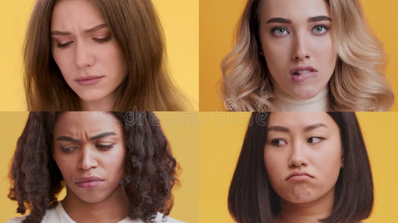 Diverse Individuals Expressing Emotions in a Collage of Human Gestures ...