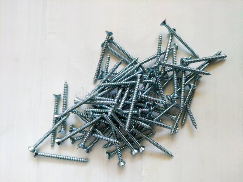 Shiny Silver Phillips Screws Stock Photos - Free & Royalty-Free Stock ...