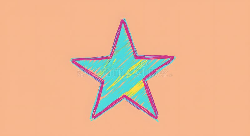 Clean and Minimalist Star Outline Designs for Creative Projects Stock ...