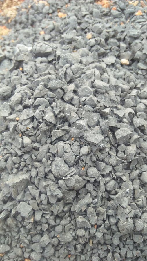 A Collection of Small Black Stones or Pebbles with Very Beautiful Sharp ...