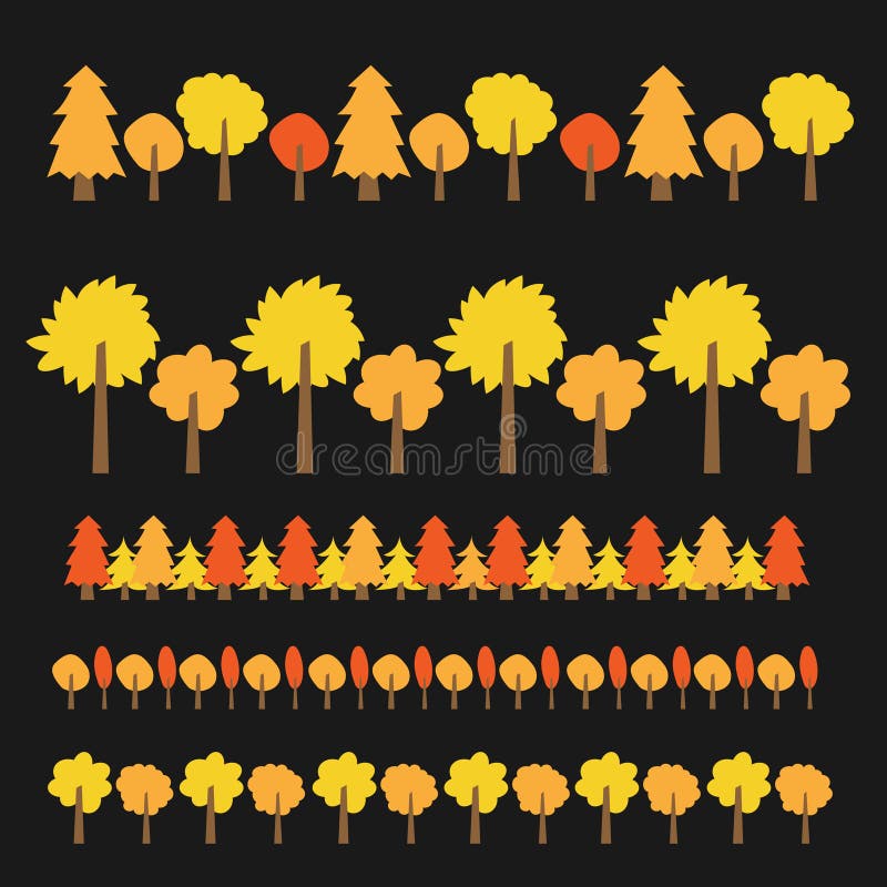 Small Cute Modern Cartoon Tree Stock Vector - Illustration of beautiful ...