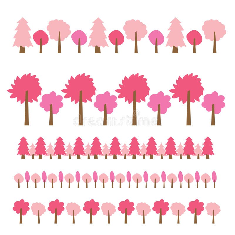 Small Cute Modern Cartoon Tree Stock Vector - Illustration of farmland ...
