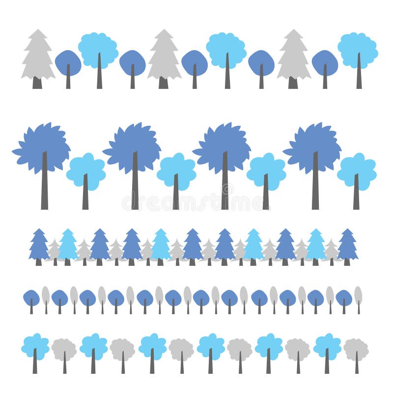 Small Cute Modern Cartoon Tree Stock Vector - Illustration of plant ...