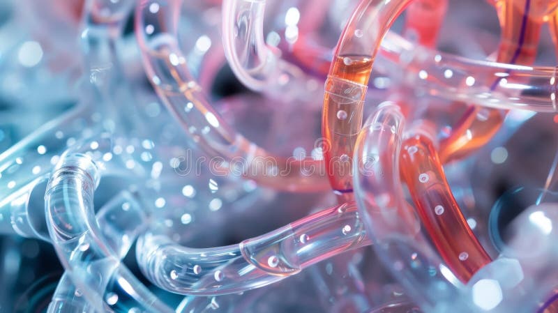 A Collection of Small Flexible Tubes with Cameras Attached Used for ...