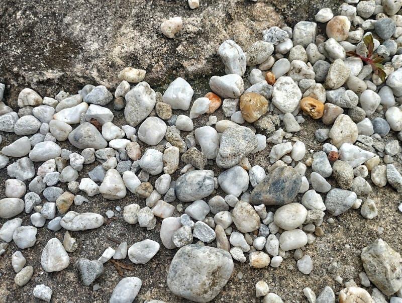 A Collection of Small Stone Fragments Stock Image - Image of small ...
