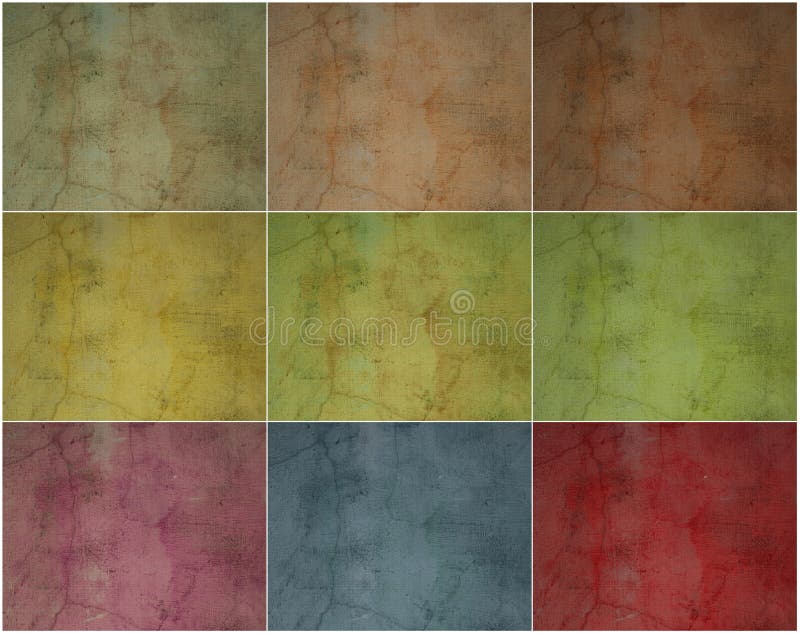 Collection Smokey Cracked Plaster Wall Stock Illustration ...