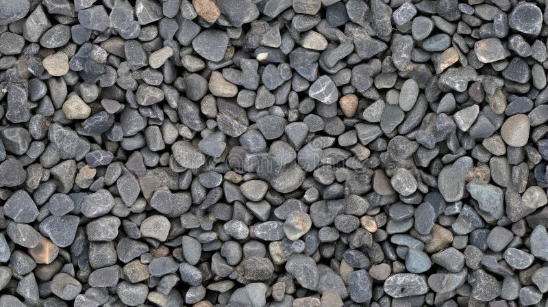 A Collection of Smooth Gray Pebbles with Hints of Color Creates a ...