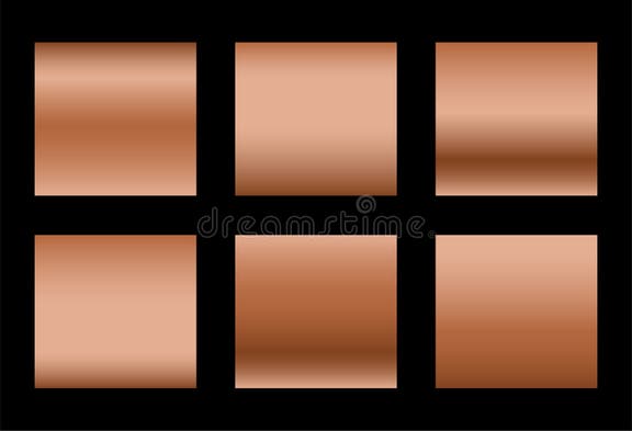 Collection of Smooth Rose Gold Gradient Blend Texture Banner Stock ...