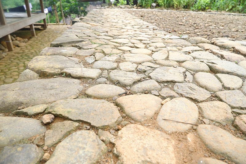 Andesite Stone Collection As an Road Stock Image - Image of wood ...