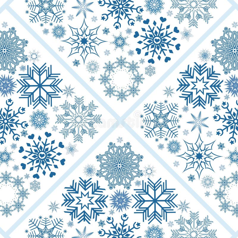 Collection of Snowflakes, Vector Stock Vector - Illustration of ...