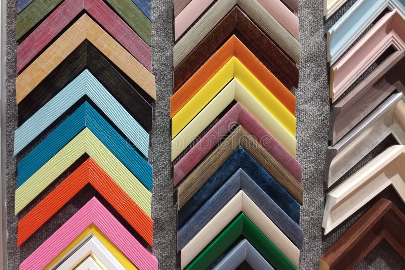 Picture frame samples stock photo. Image of element, customized - 13277858