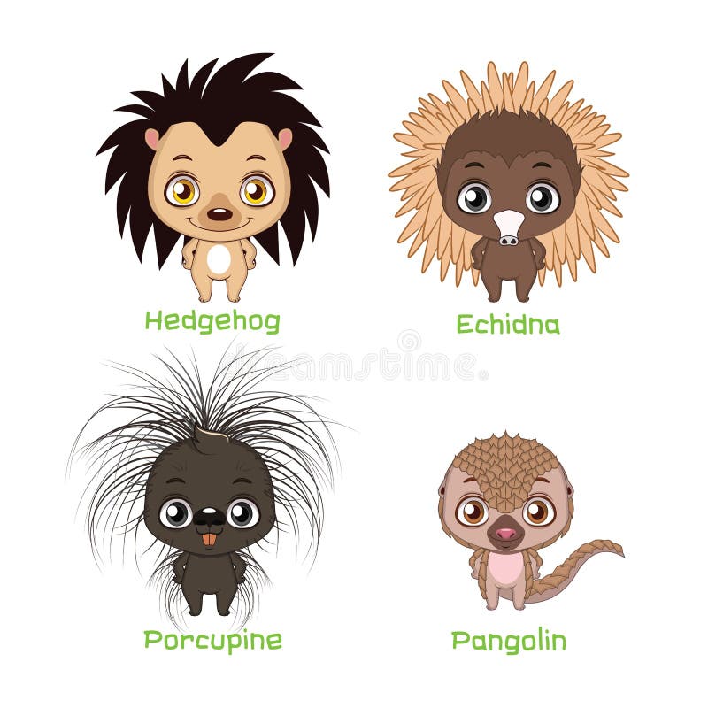 Spiky Animals Stock Illustrations – 266 Spiky Animals Stock ...