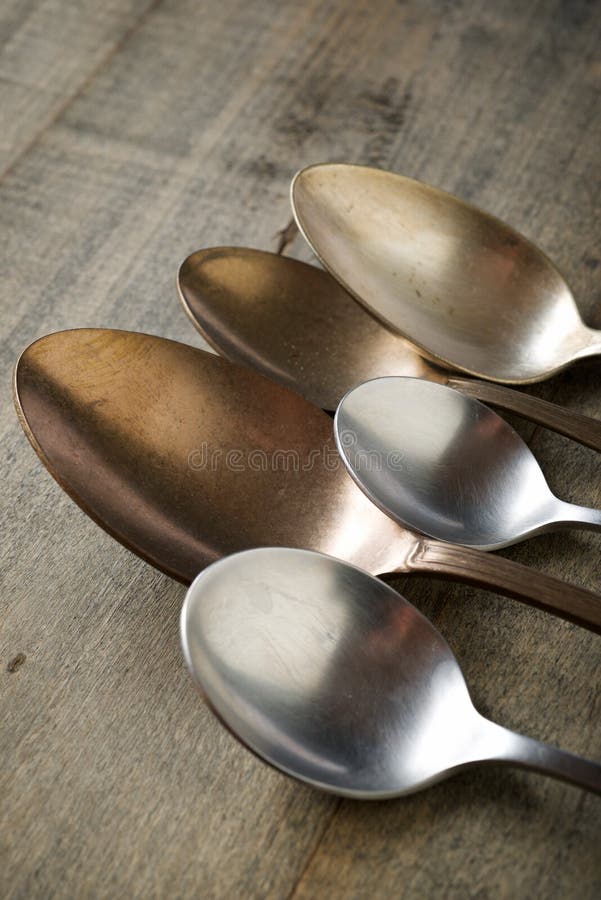 Collection of spoons stock image. Image of food, kitchen - 212432489