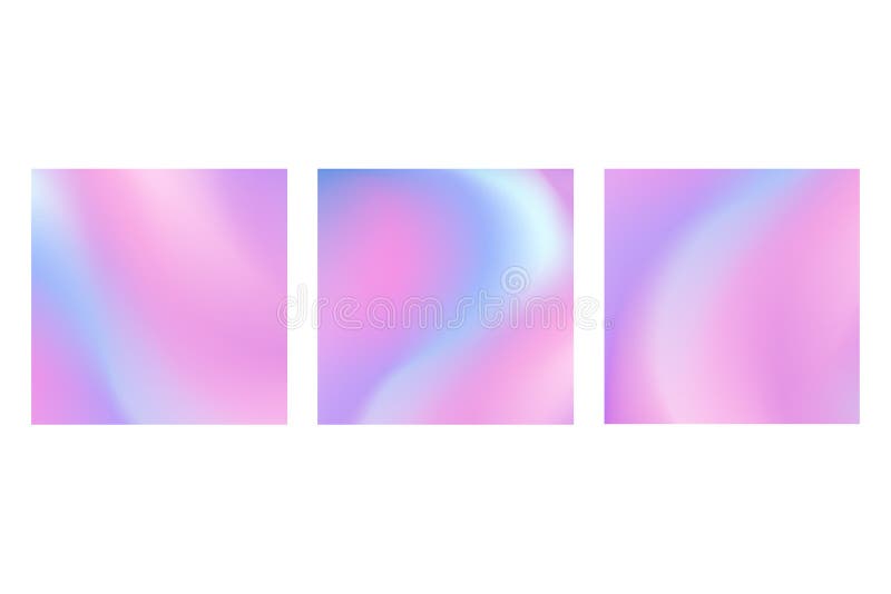 Collection of Square Soft Gradients. Abstract Artistic Ombre ...