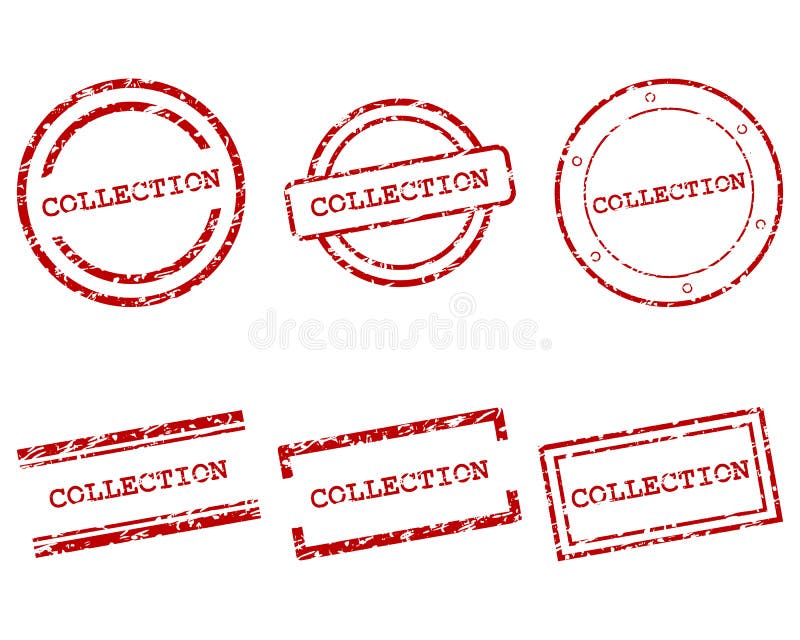 Collection stamps stock vector. Illustration of sale - 203463018